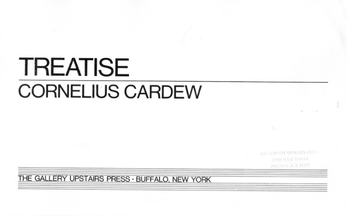 cornelius cardew’s treatise (1963-67) – The Hum Blog